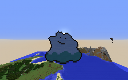 Shiny Ditto | Minecraft Pixel Art #10015