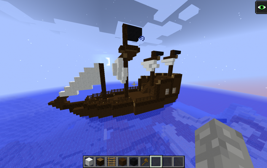 Pirate Ship. | Minecraft Boat #10234