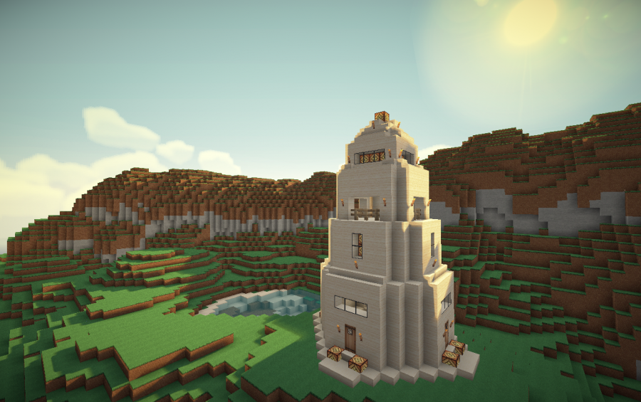 Sandstone Watchtower | Minecraft Tower #103