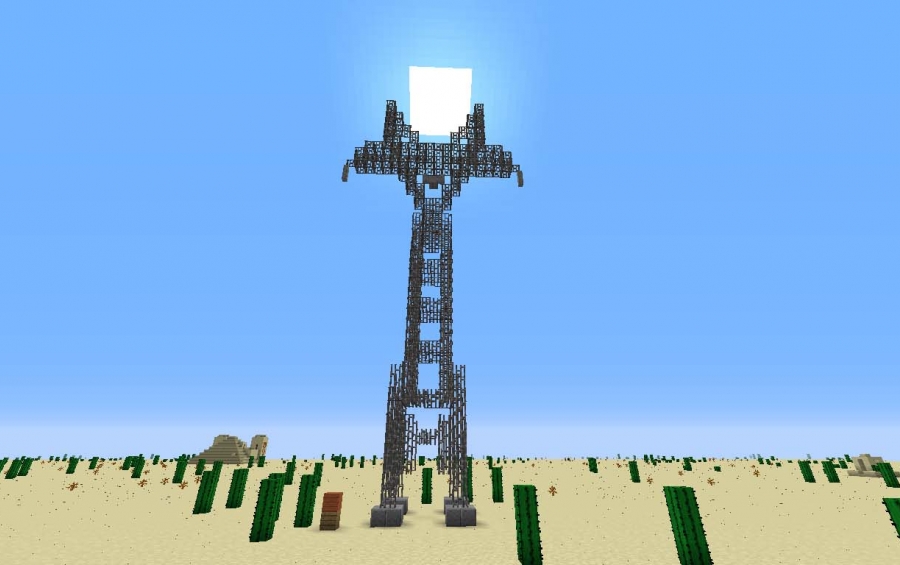 fallout 3 power transmission tower, creation #10322