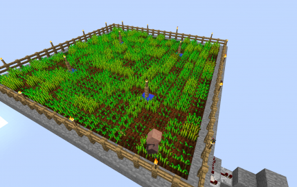 Full Automatic Wheat Farm #1 : Classic | Minecraft Redstone Build #10574