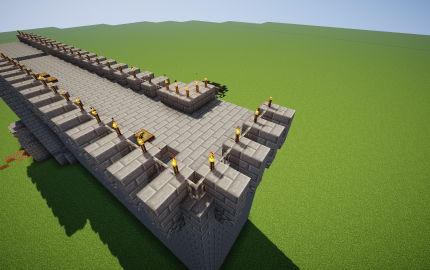 Medieval Wall Corner, creation #10864