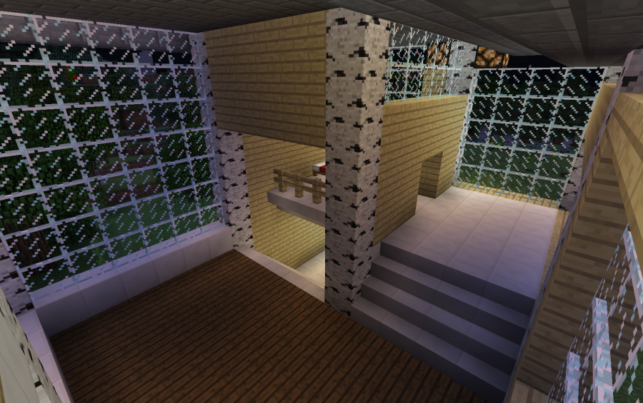 Birch House With Windows | Minecraft House and Shop #10934