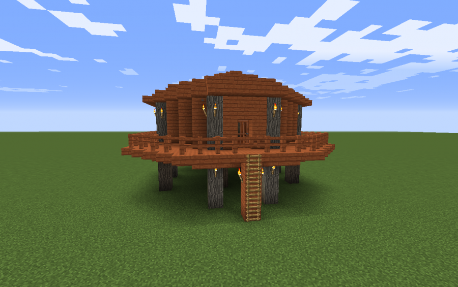 Acacia Hut 1 | Minecraft House and Shop #11178