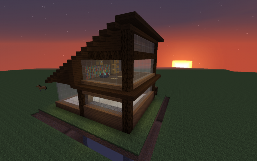 aykaytee's Modern Survival House | Minecraft House and Shop #11330
