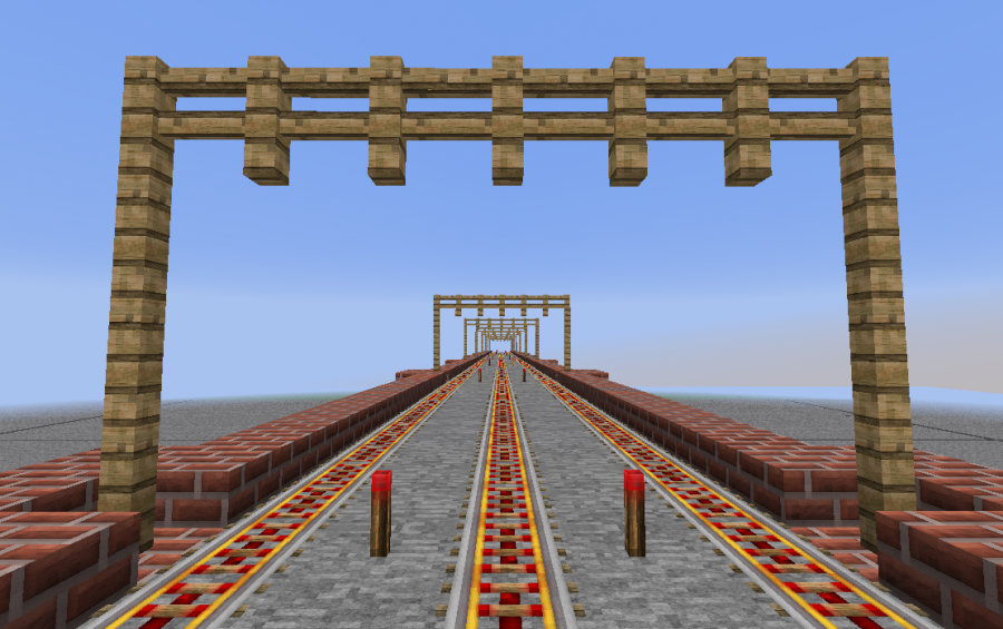 elevated railway | Minecraft Miscellaneous Build #11745