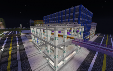 metro station-elevated | Minecraft Miscellaneous Build #11769