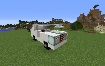 White car | Minecraft Ground Vehicule #11881