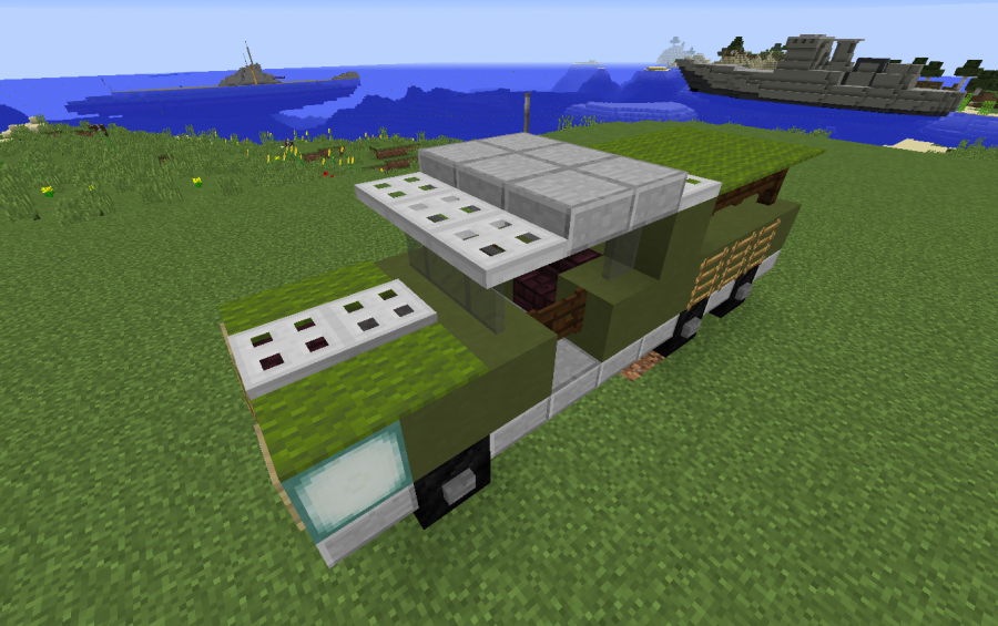 Small military truck | Minecraft Ground Vehicule #11882