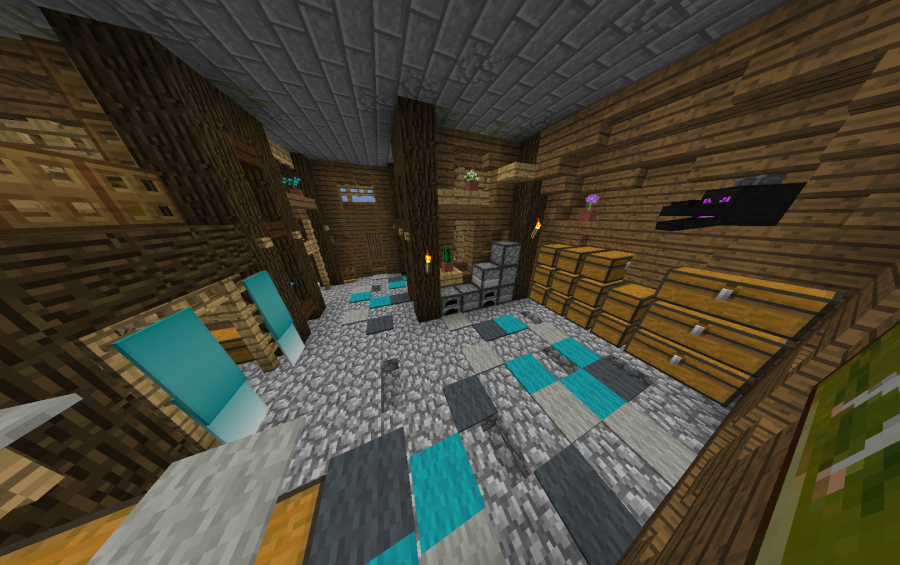 Spruce Base for survival | Minecraft House and Shop #12109