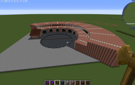 Immersive Railroading Roundhouse v4 | Minecraft Miscellaneous Build #12354