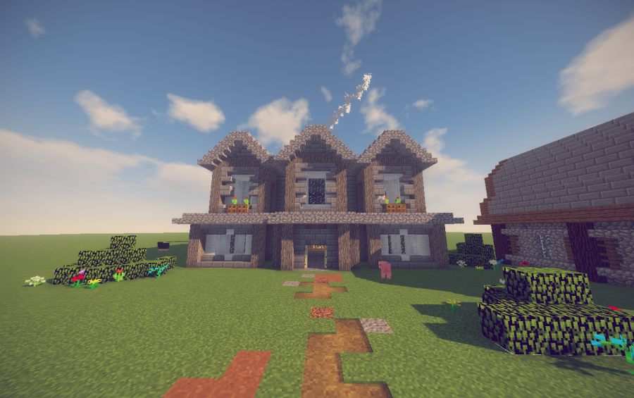 Trio House | Minecraft Miscellaneous Build #12374