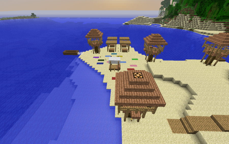 Beach guard tower | Minecraft Tower #1239