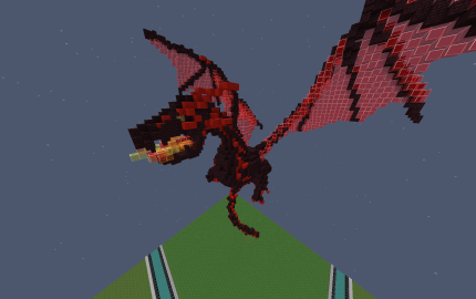 Nether dragon | Minecraft Temple #12929