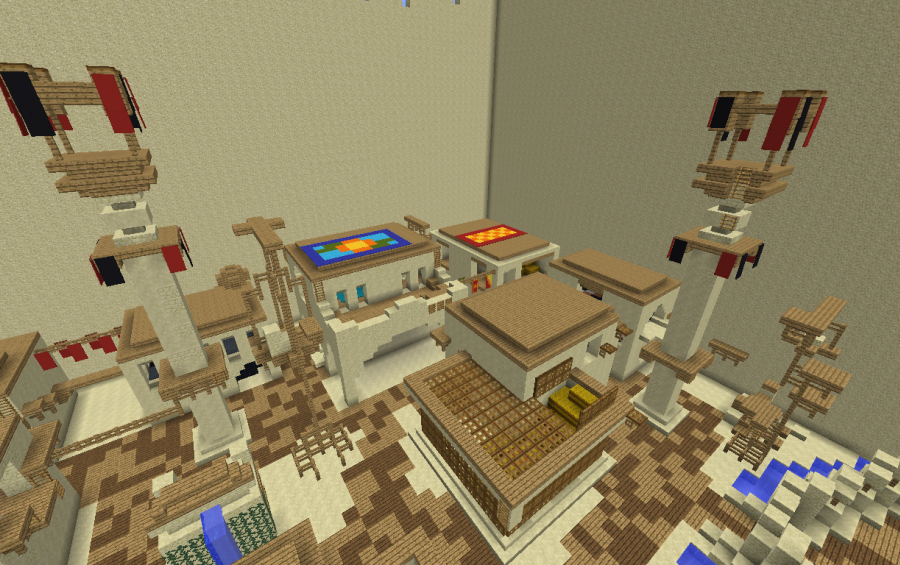 Flat Rooftops Arena | Minecraft Arena #13101