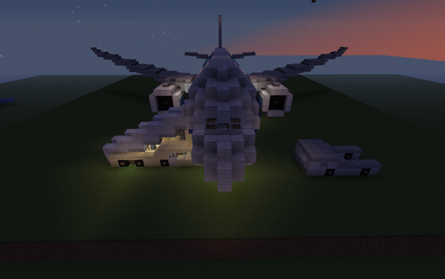 Simple Airplane | Minecraft Flying Machine #1331