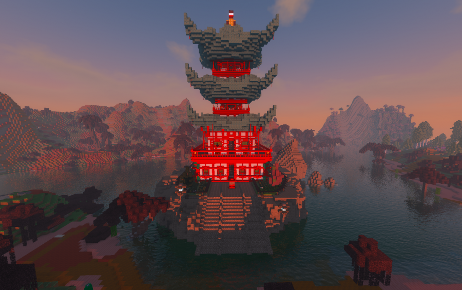 Ocean Pagoda | Minecraft Temple #13459