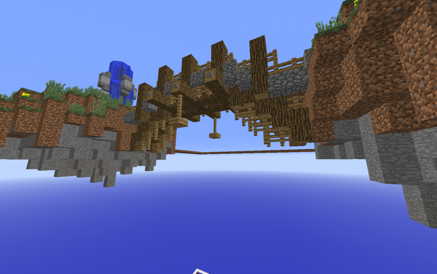 Small sky bridge | Minecraft Floating Island #13668