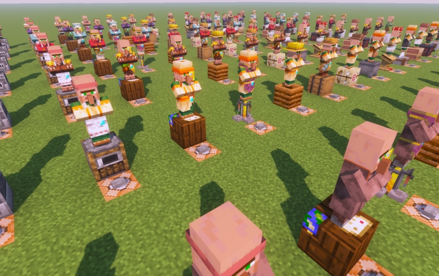 Villager Cheat Sheet | Minecraft Miscellaneous Build #14006