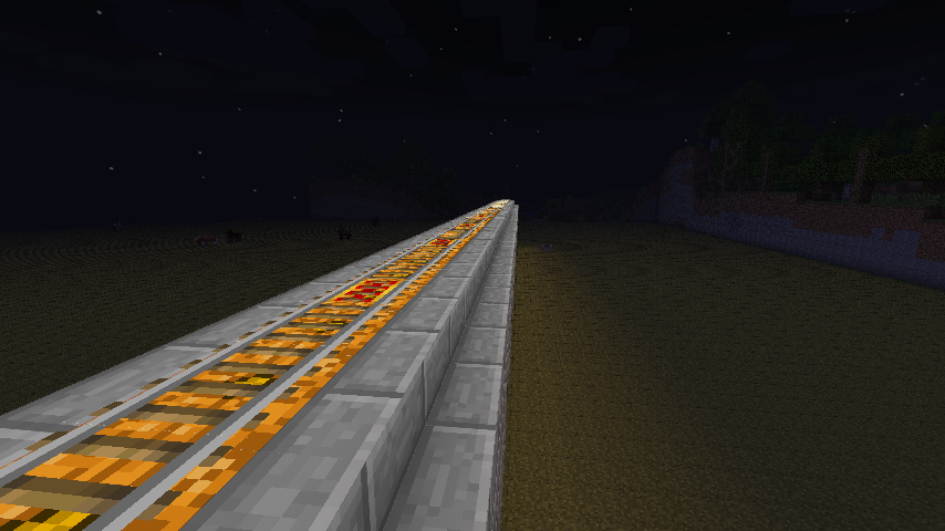 Simple Minecart Bridge #1 | Minecraft Miscellaneous Build #1412
