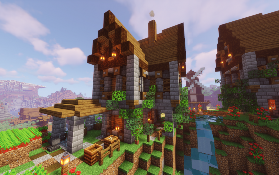 Medieval Spruce Wood House 2, creation #14504