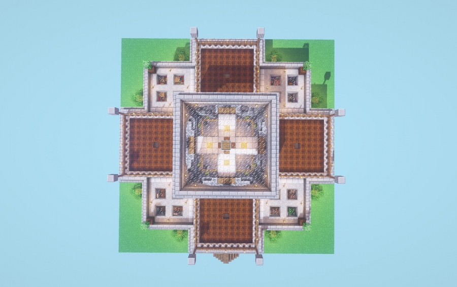 My version of a Direwolf20 9x9 base - tribute to the king of 9x9's ...