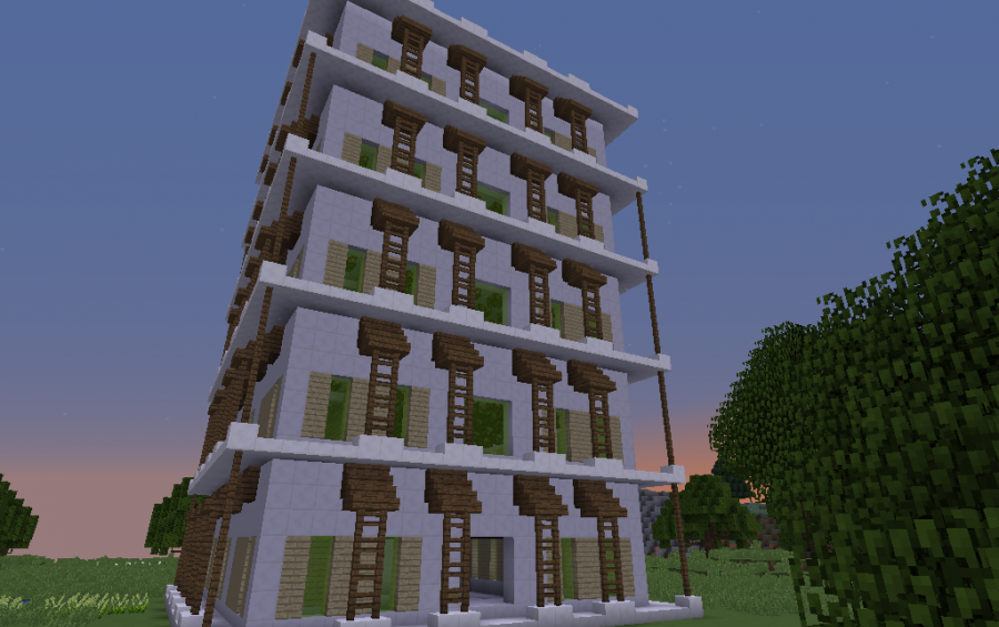 high-rise mobile | Minecraft Island #15988