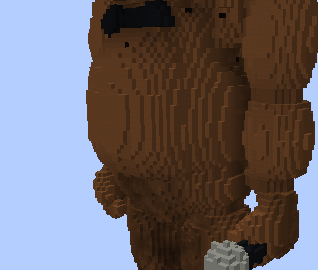 Freddy Fazbear FNAF 3D Minecraft Statue build | Minecraft Miscellaneous ...