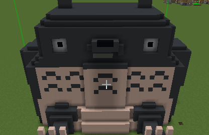 TOTORO statue | Minecraft Miscellaneous Build #16172