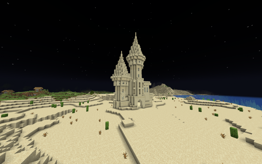 Sand Castle | Minecraft Castle #16823