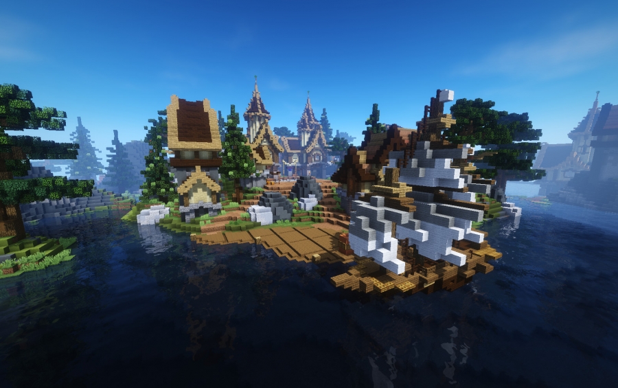 Cute Server Spawn 350x350 | Minecraft Town #16980