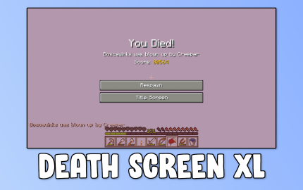 Death Screen XL | Minecraft Pixel Art #17224