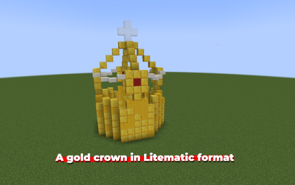 The golden crown | Minecraft Miscellaneous Build #18059