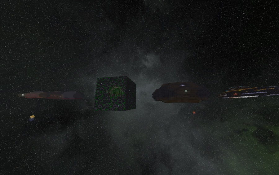 Borg Cube | Minecraft Flying Machine #18484