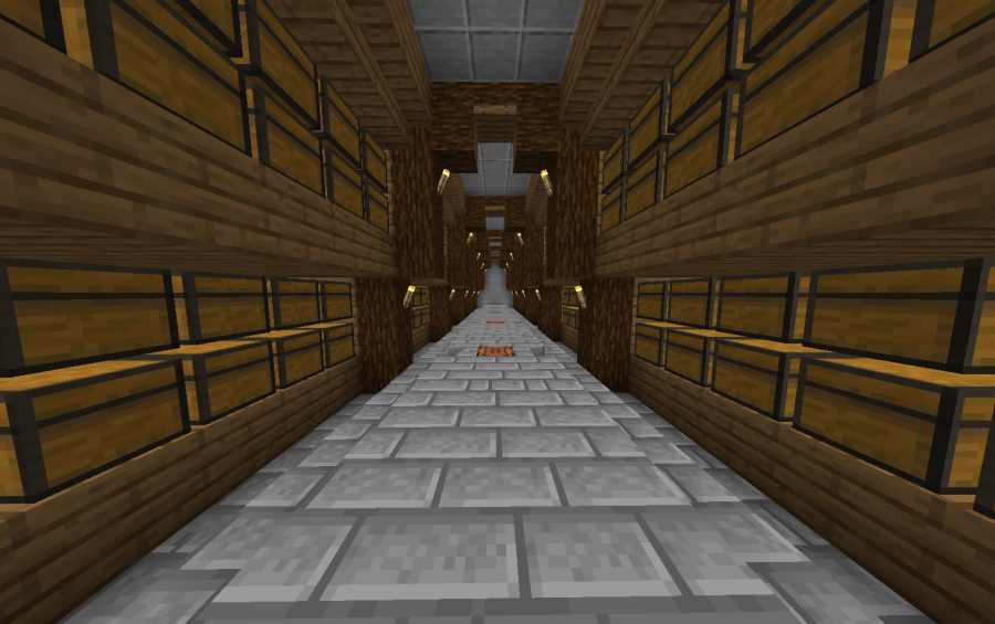 [SHULKERCRAFT] Minecraft Storage Room with Automatic Sorting System - 2 ...