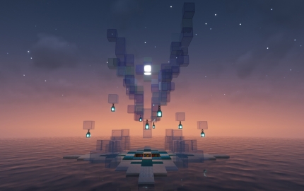 Floating enchanting table decoration, creation #18781