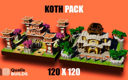 2 KOTH | Conquest Arenas 120x120 | Minecraft Arena #19029