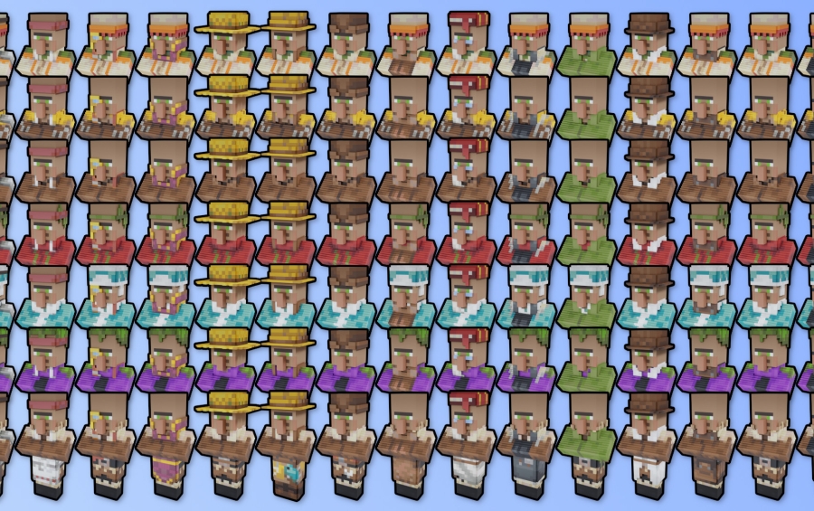 Villager Mob Statues, creation #19197