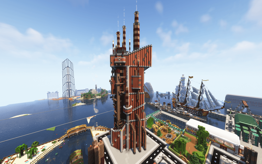 Steampunk skyscraper Model 3, creation #19329