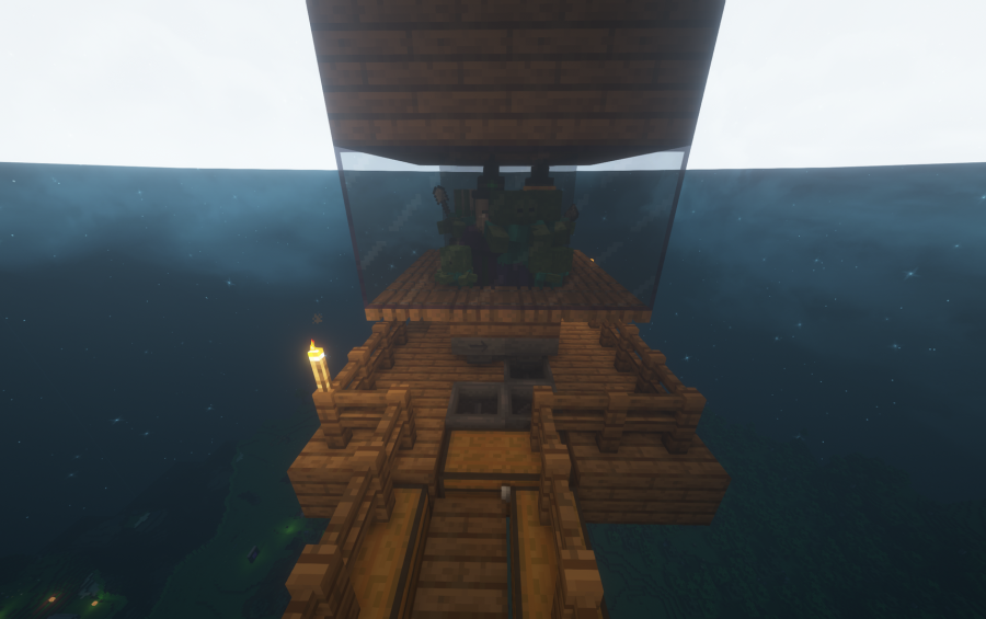 Super Simple and Efficient Mob Farm (No Spiders) With Enchanting Setup ...