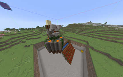 Easy Automatic Cobblestone Farm by Shulkercraft, creation #19955