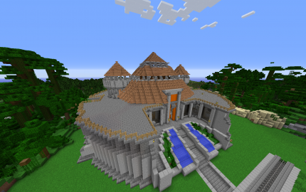 Jurassic park Visitor center | Minecraft Miscellaneous Build #20076