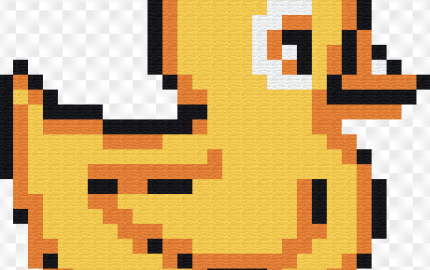 Duck pixel art | Minecraft Pixel Art #20332