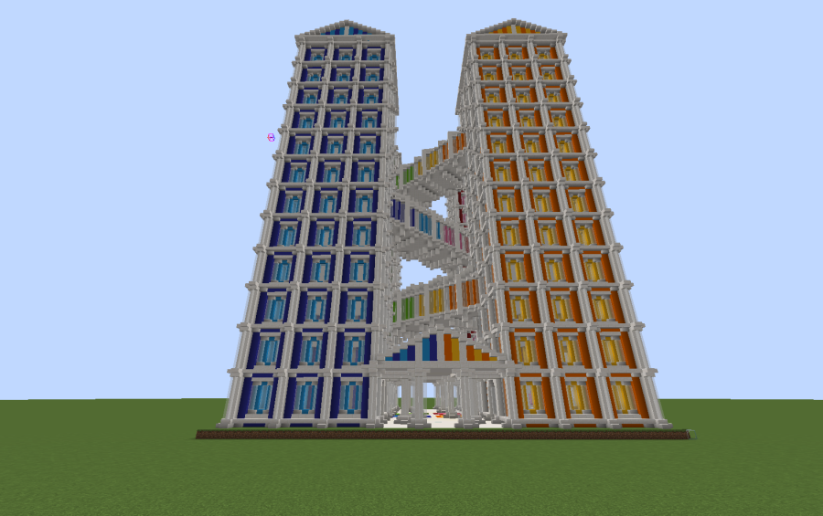 Rainbow Tower | Minecraft Tower #20364