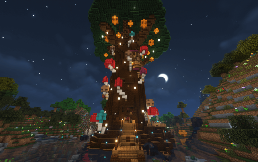 Witch's Tree House | Minecraft House and Shop #20412
