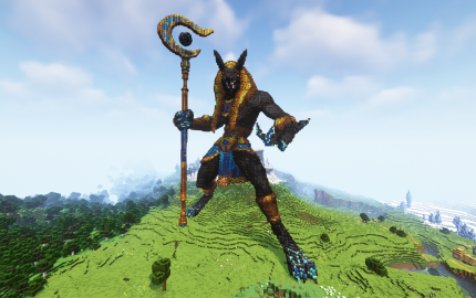 Minecraft Anubis God Statue | Minecraft Miscellaneous Build #21038