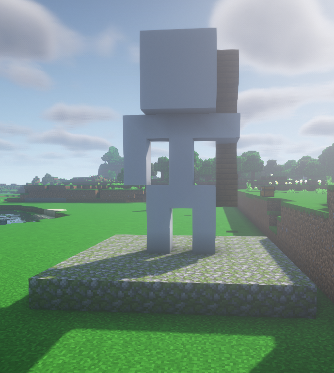 Skeleton Statue | Minecraft Miscellaneous Build #21085