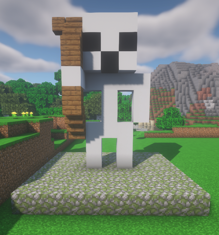 Skeleton Statue | Minecraft Miscellaneous Build #21085