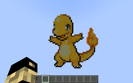 pokemon schematic 4 (shiny) | Minecraft Pixel Art #21437