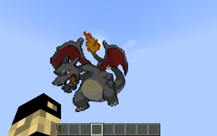 pokemon schematic 6 (shiny) | Minecraft Pixel Art #21453